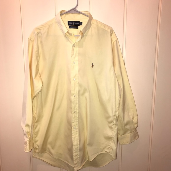 Polo Ralph Lauren | Shirts | Polo Dress Shirt Yellow Mens 6 3233 | Poshmark